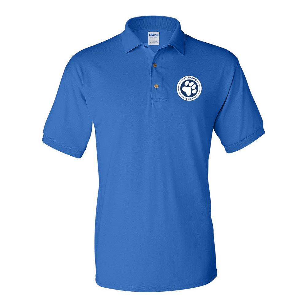 PAW PRINT DRYBLEND POLO ~ EAST PRAIRIE SCHOOL ~ youth & adult ~ classi ...