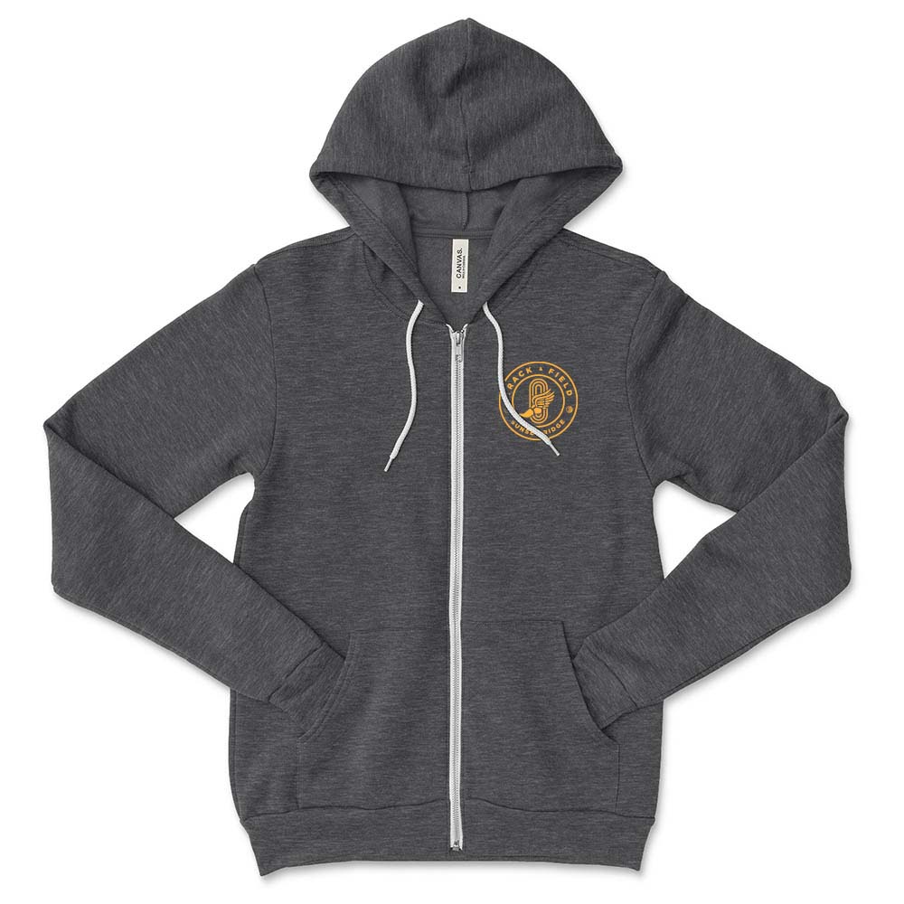 Track & Field Circle Logo ~ Zip Hoodie ~ Sunset Ridge Middle School At ...