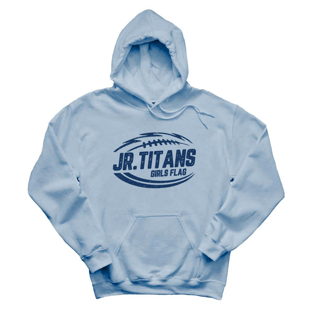 JR. TITANS GIRLS FLAG HOODIE JR. TITANS FOOTBALL youth adult c humanKIND