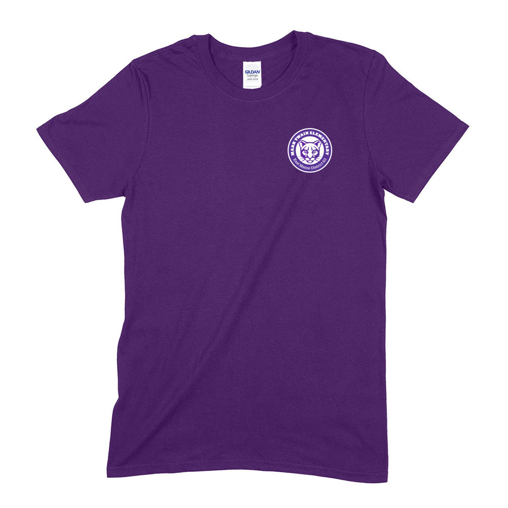 LOGO COTTON SOFTSTYLE TEE ~ MARK TWAIN ELEMENTARY SCHOOL ~ adult ~ cla ...